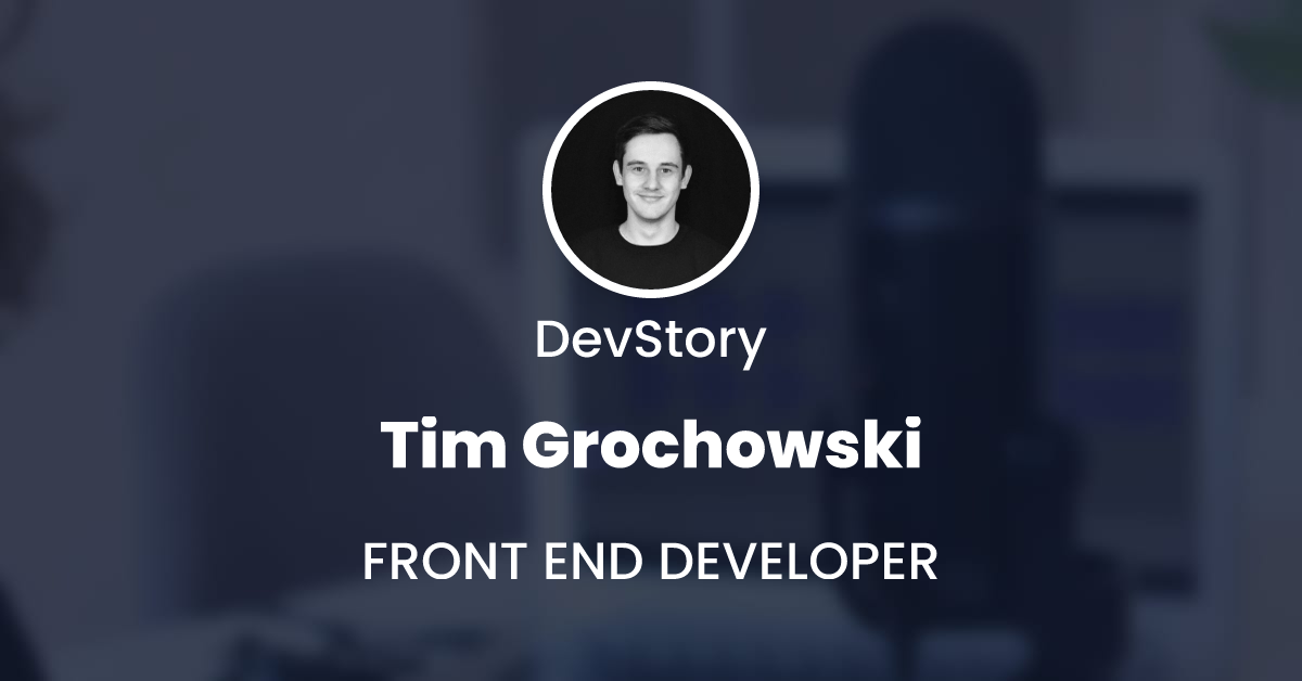 Was macht ein Front End Developer? Tim Grochowski im Interview - DEVjobs.at