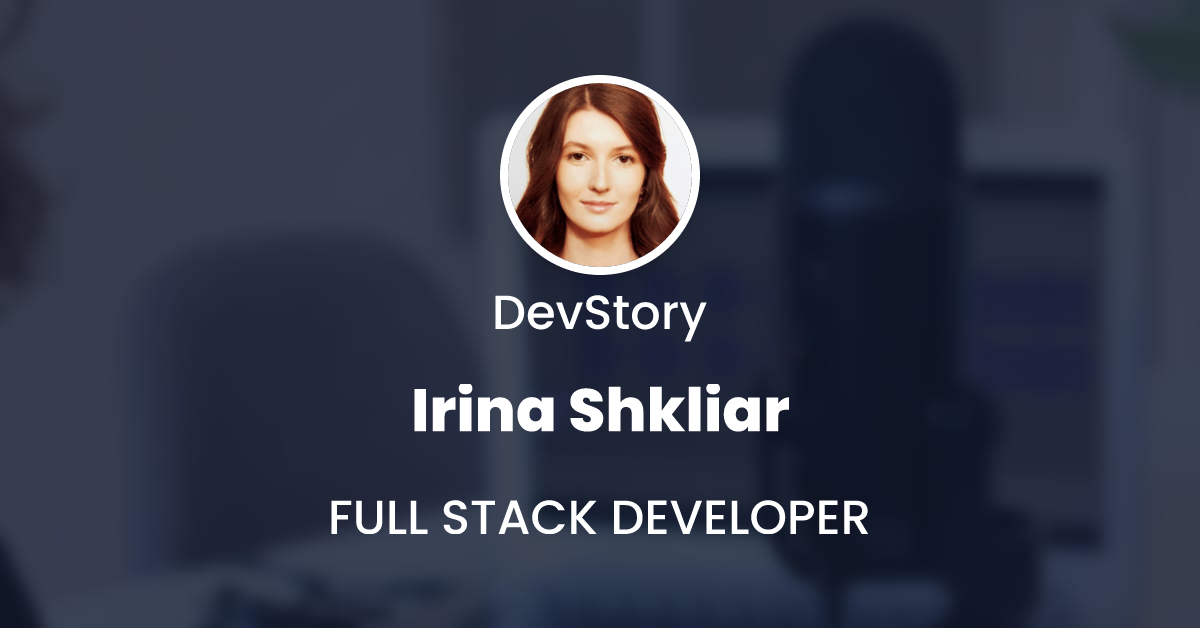 Was macht ein Full Stack Developer? Irina Shkliar im Interview - DEVjobs.at