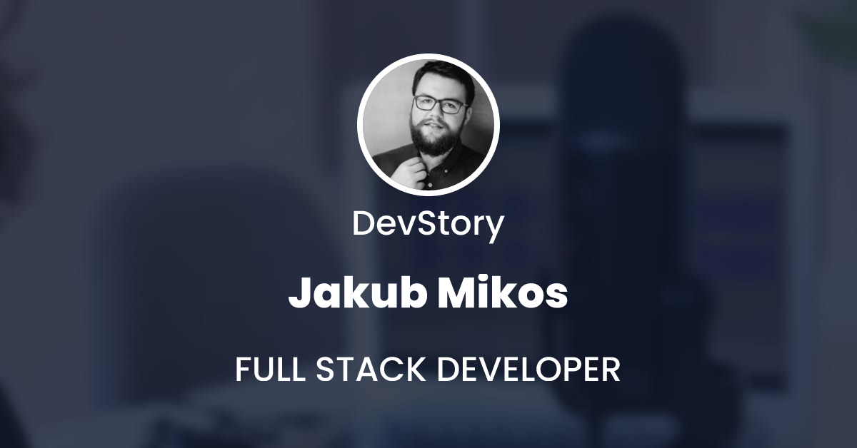 Was macht ein Full Stack Developer? Jakub Mikos im Interview - DEVjobs.at