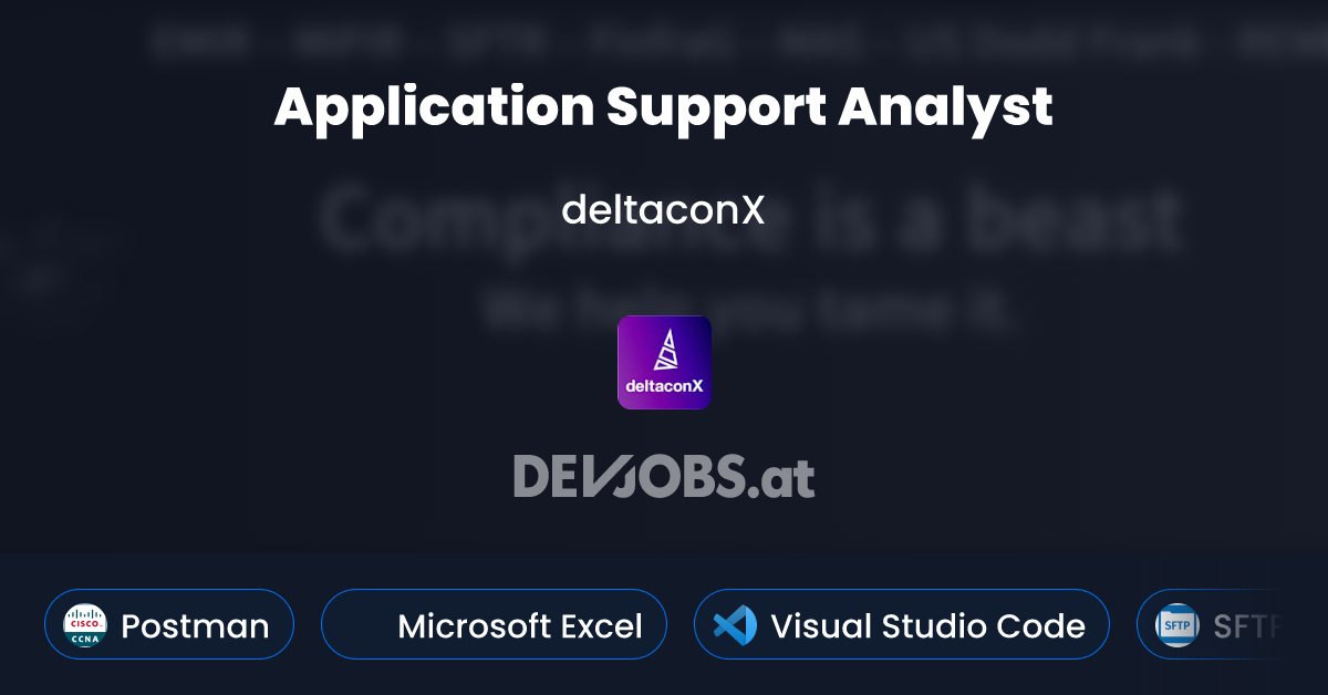 Application Support Analyst bei deltaconX | DEVjobs.at