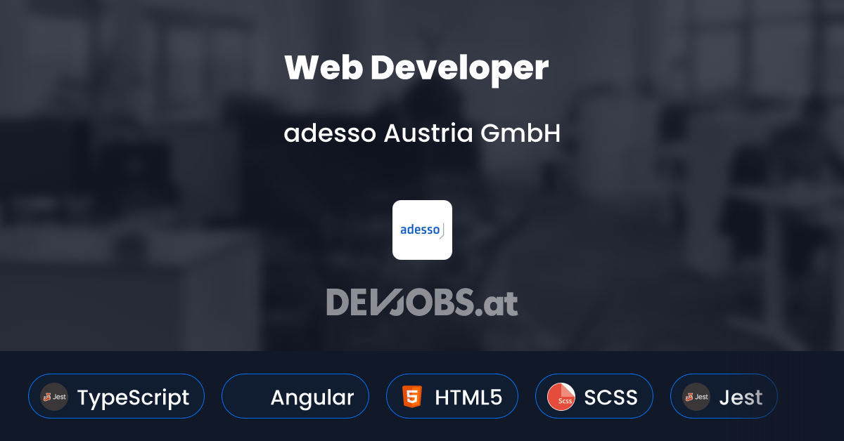 Web Developer bei adesso Austria GmbH | DEVjobs.at