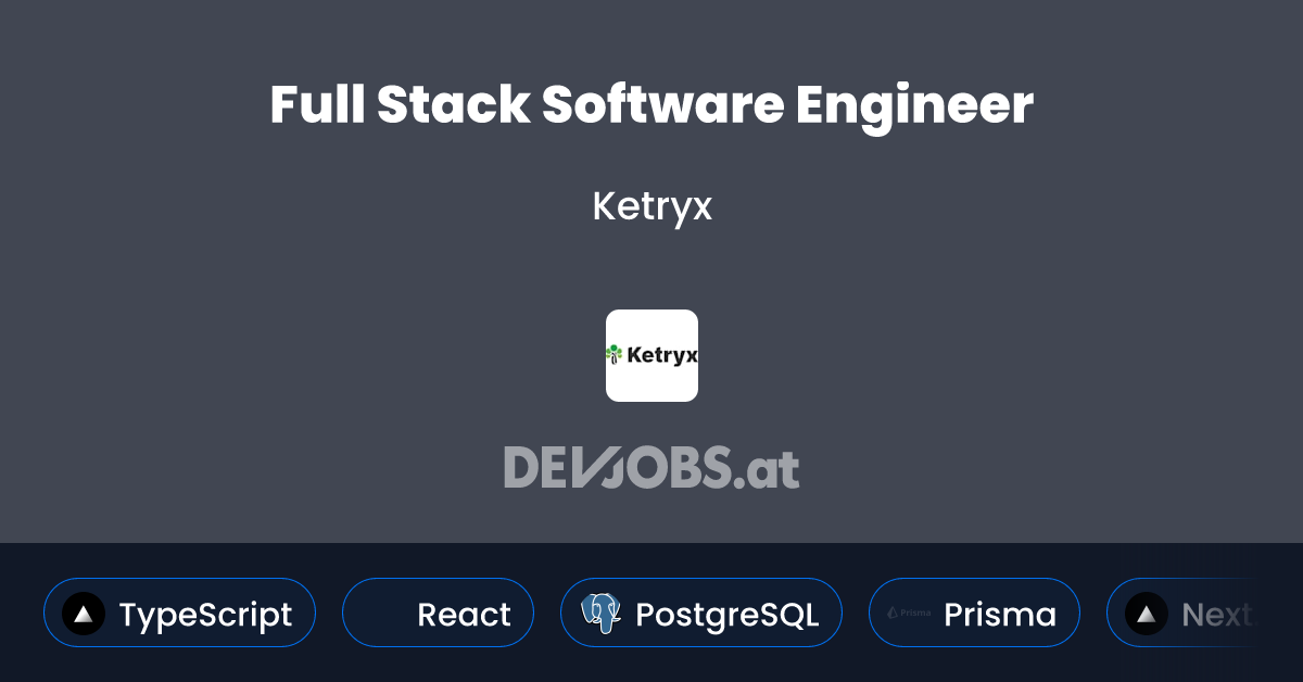Full Stack Software Engineer bei Ketryx | DEVjobs.at
